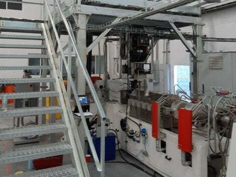 Linea de extrusion para perfiles y tubos de espuma EPE y EPP ALEMO ...